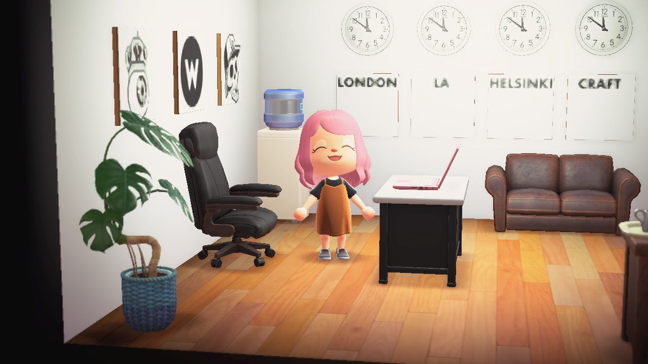 Virtual Office In Animal Crossing By Waste Creative | Creative Works ...