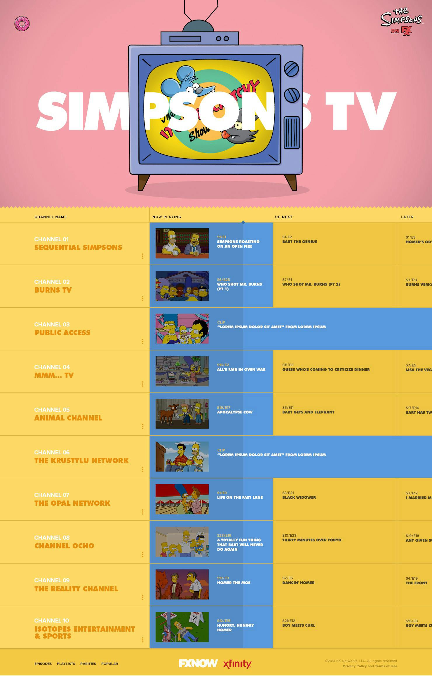 FX creates a hub for Simpsons content where every episode ever made can ...