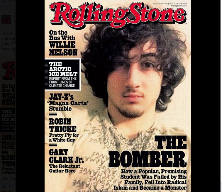 Rolling Stone cover on alleged Boston bomber 'once a charming kid ...