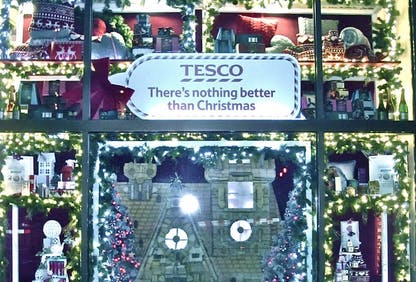 Tesco Launches First Bespoke Christmas Window Display On London’s ...