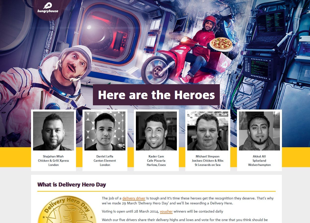 Hungryhouse.co.uk champions its delivery drivers with video content-led ...