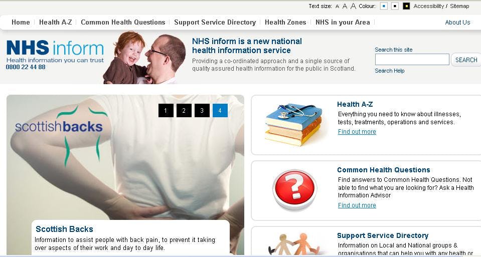 NHS 24 Information Site Developed By Dog Digital | The Drum