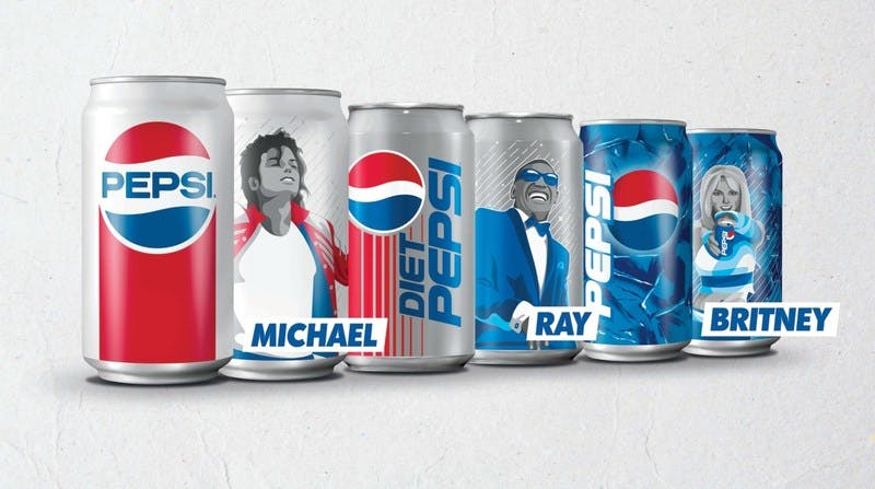 Pepsi pays tribute to musicians Michael Jackson, Britney Spears and Ray ...