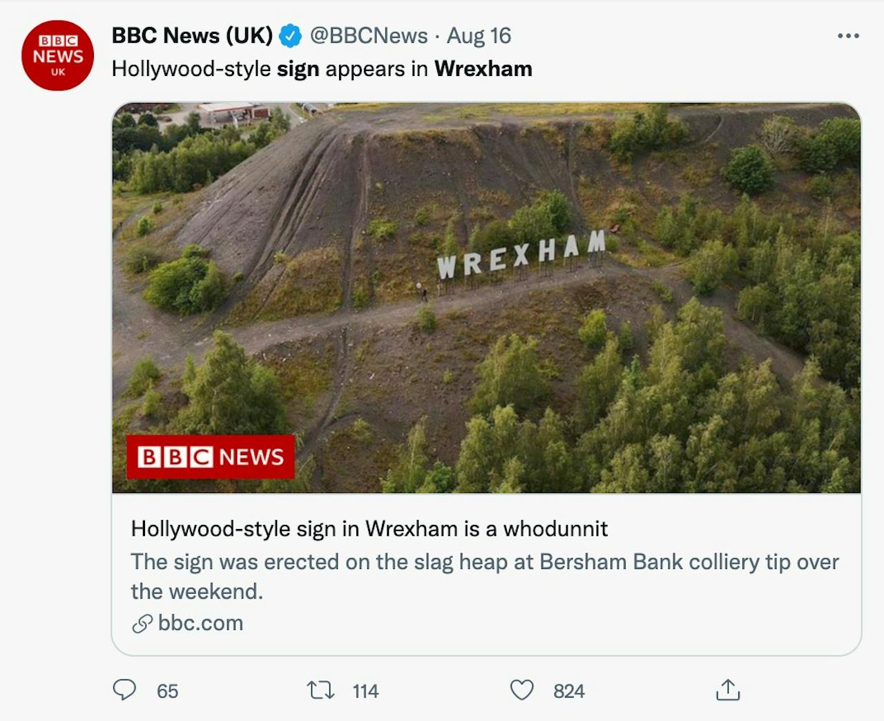 Creative Works | Vanarama National League: Hollywood-style Wrexham Sign ...