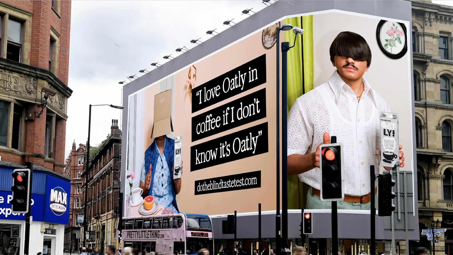 Oatly’s cheeky outdoor ads showcase blind taste test results | The Drum