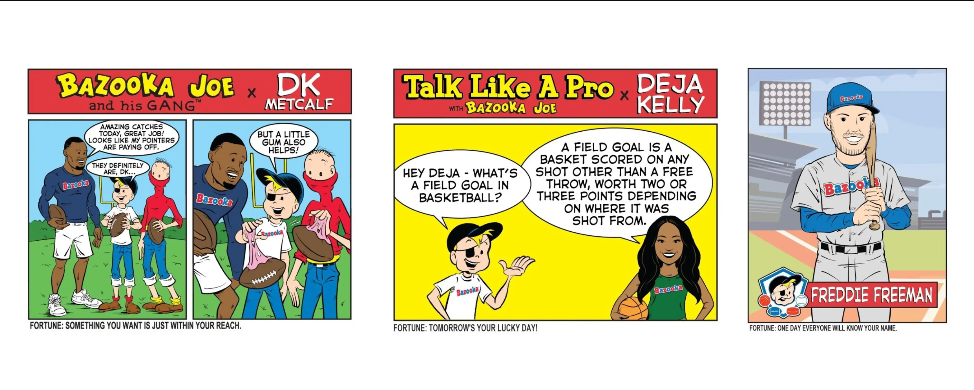 Bazooka Joe returns to the big leagues with athlete-owned comics | The Drum