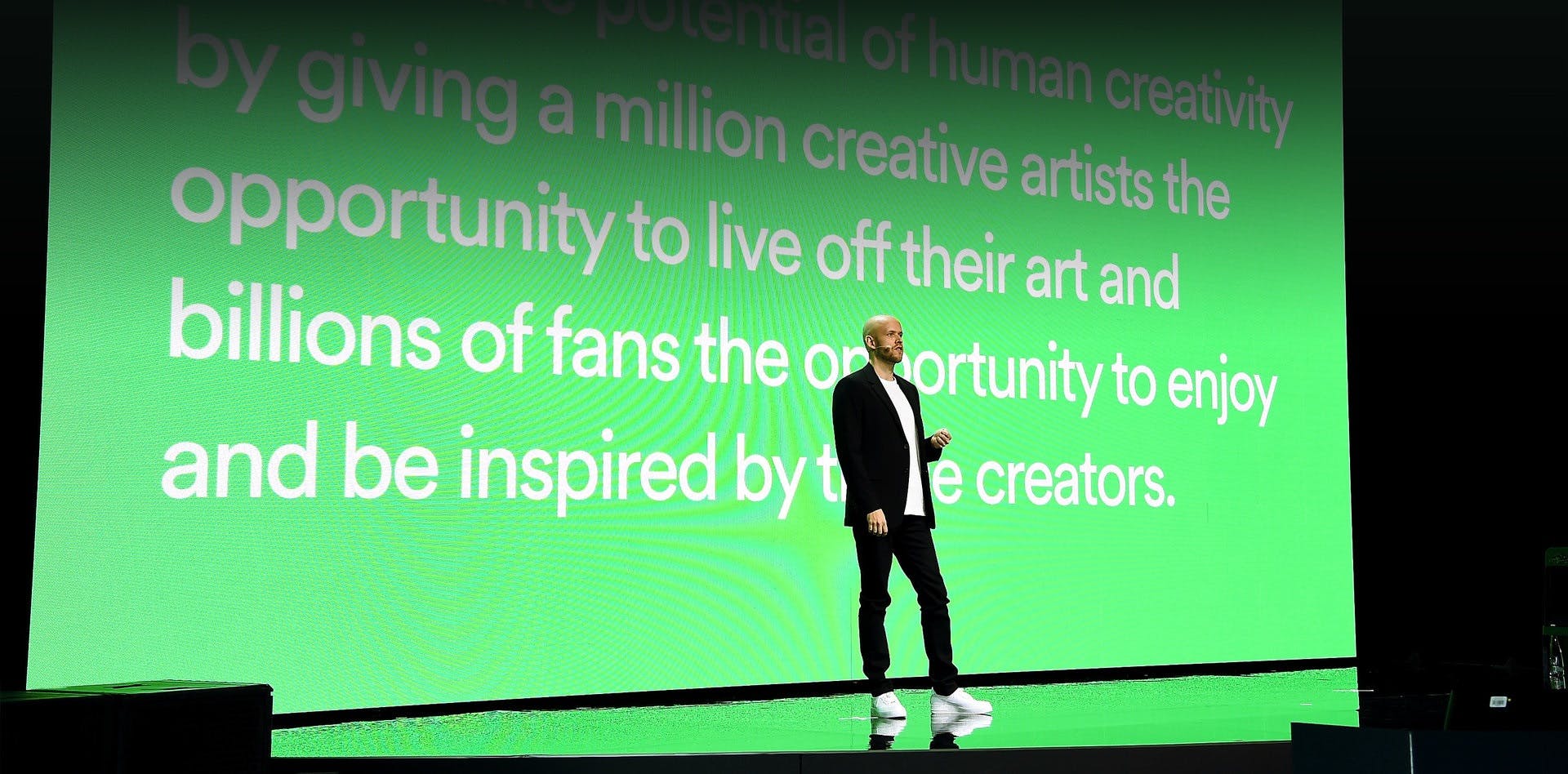 Spotify founder speaks of opportunities as streaming service goes ...