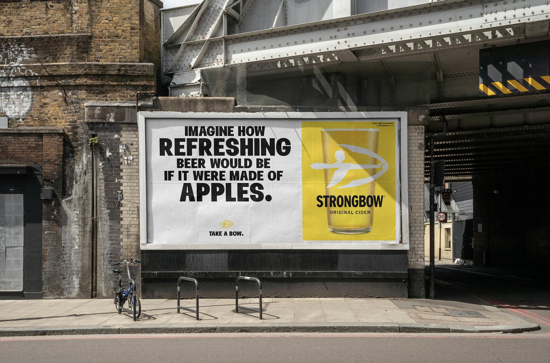 Strongbow reveals new look cans with ‘Take a Bow’ outdoor campaign ...