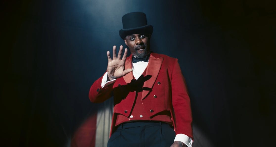Idris Elba plays the showman as he takes viewers through Sky’s ...