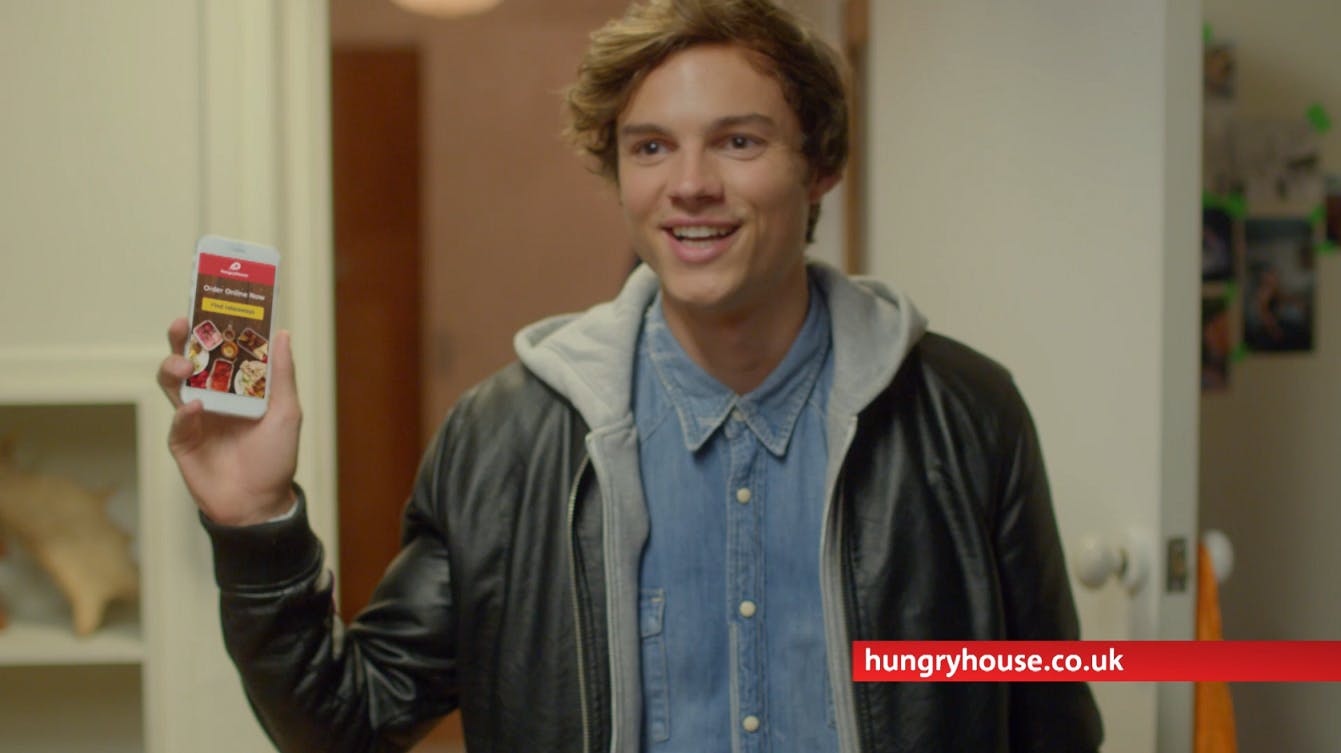 Hungryhouse.co.uk focus on food visuals to entince viewers to 'tap and ...