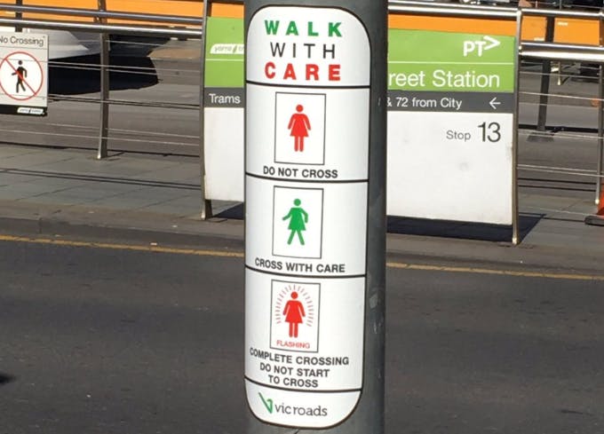 Sticker Campaign Addresses ‘unconscious Gender Bias’ At Road Crossings ...