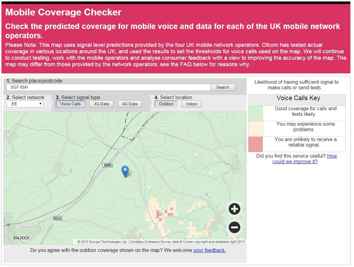 The Drum | Ofcom Mobile Coverage Checker Will Tell You The Best ...