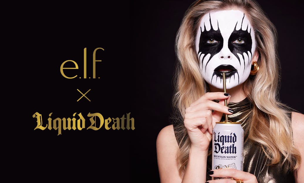 Liquid Death and Elf Beauty collab on ‘Corpse Paint’ to unleash your inner dark diva | The Drum