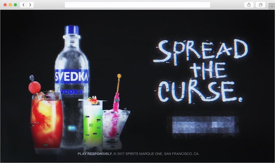Svedka Vodka gets creepy for Halloween with banner ads that stalk users ...