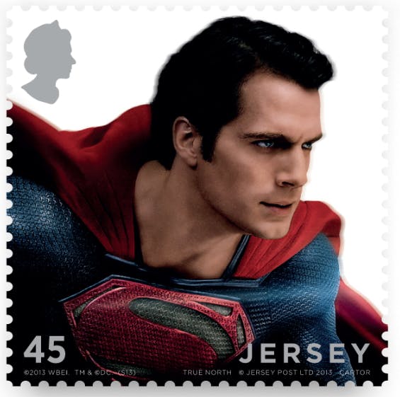 Jersey Post Unveils Amazing Special Edition Superman Stamps Created By ...