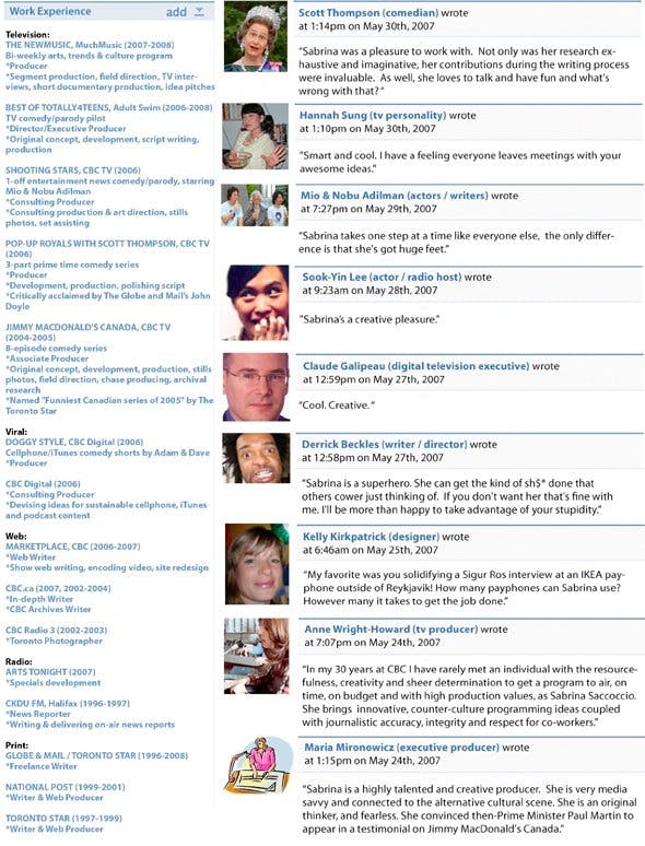 The most creative CVs inspired by Google, Facebook, Vine, Amazon and ...