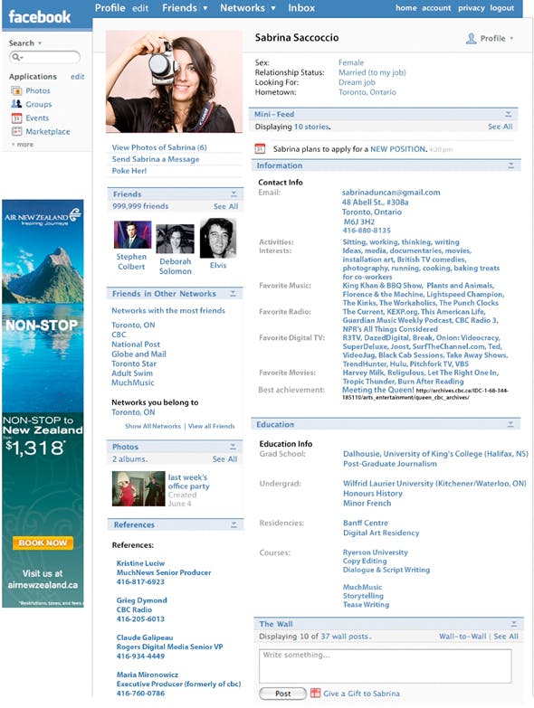 The most creative CVs inspired by Google, Facebook, Vine, Amazon and ...