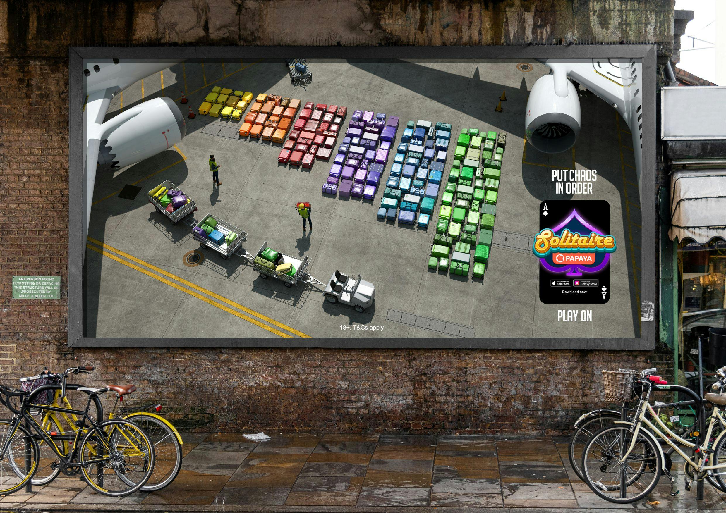 Outdoor solitaire ads bring order from chaos | The Drum