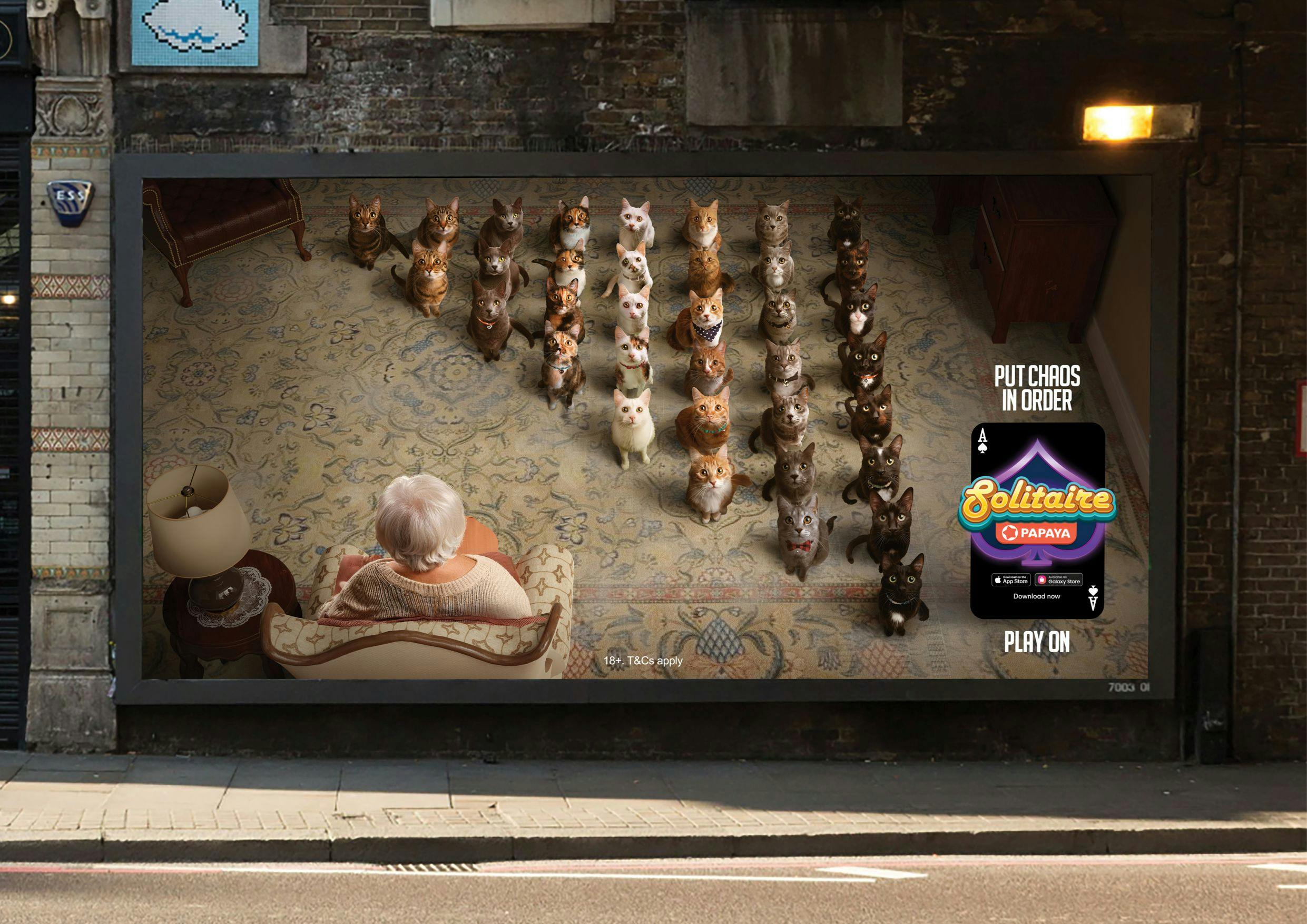 Outdoor solitaire ads bring order from chaos | The Drum