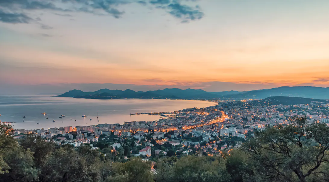 I got a bus into Cannes every day with a bunch of students. I would ...
