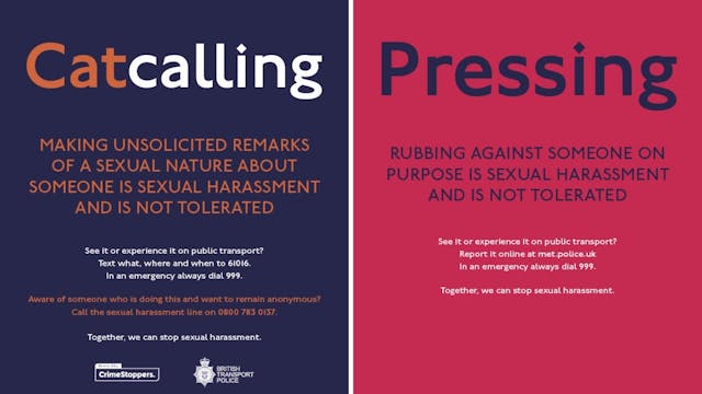 Tfl Ads Take Strong Stance Against Sexual Harassment The Drum