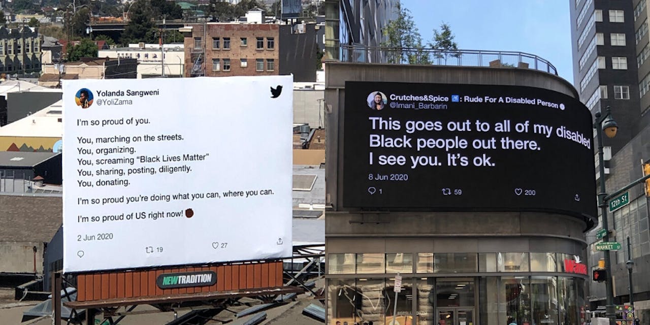 Creative Works | Twitter: Twitter Black Lives Matter Billboards | The Drum