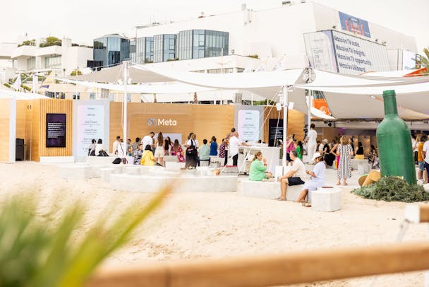 Meta Beach at Cannes 2023 | The Drum