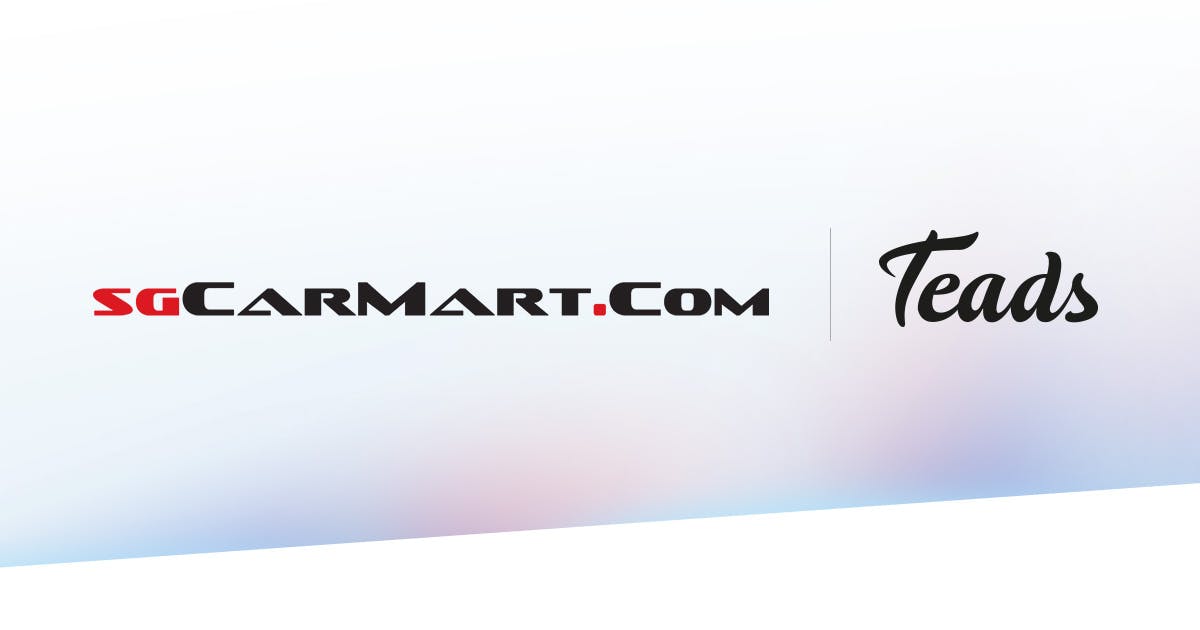 sgCarMart expands strategic Partnership with Teads in Singapore | The Drum
