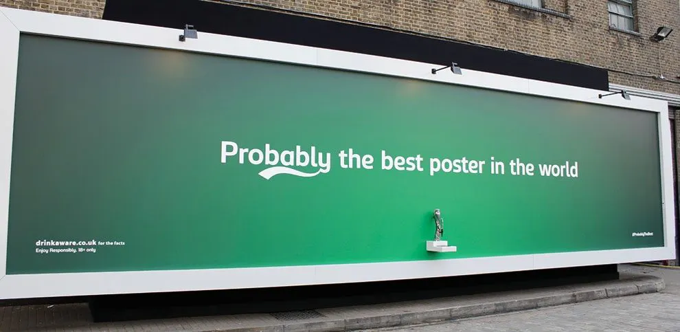 World’s Best OOH Ads Ever #24: Carlsberg's pouring poster | The Drum