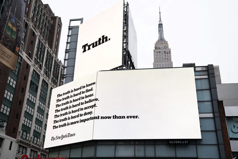 World’s Best OOH Ads Ever #40: The New York Times finds power in ...