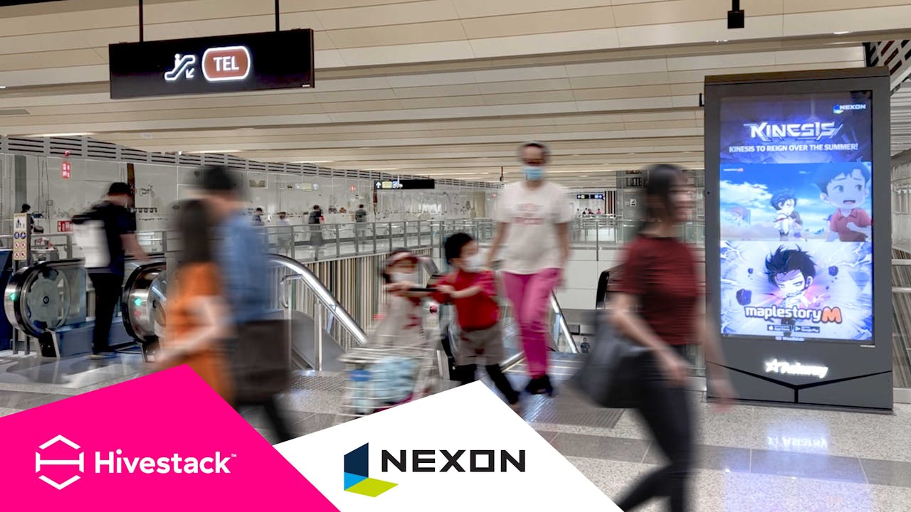 Nexon and Hivestack activate a cross-border programmatic digital out of home (DOOH) campaign ...