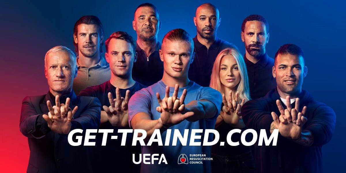 Get Trained, Save Lives! UEFA and ERC train football fans in life ...