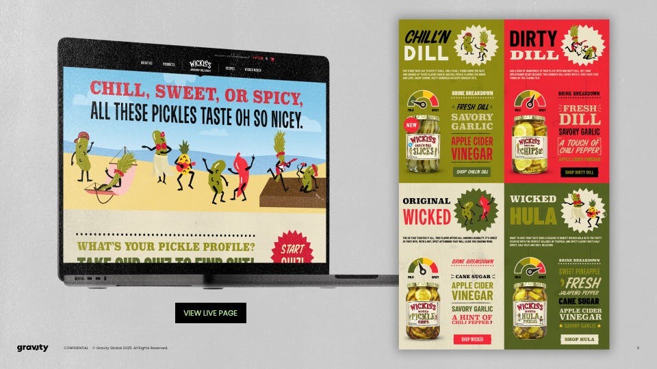 Pickle Your Personality: Gravity Turns Up the Fun for Wickle's Pickles ...